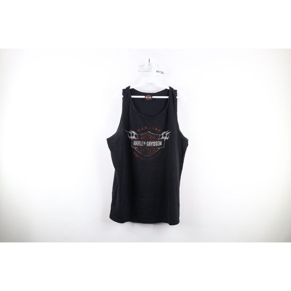 Harley-Davidson | Shirts | Vtg Harley Davidson Mens Large Thrashed ...